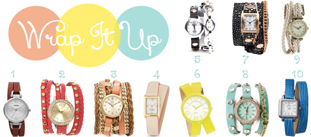 10 Fashionable Wrap Watches - Peach of Mind
