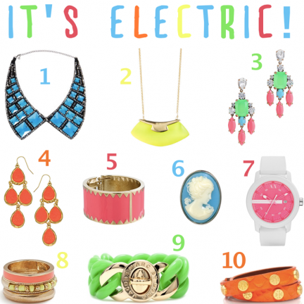 10 Pieces of Neon Jewelry - Peach of Mind