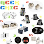 10 Cufflinks for Geeks - Peach of Mind
